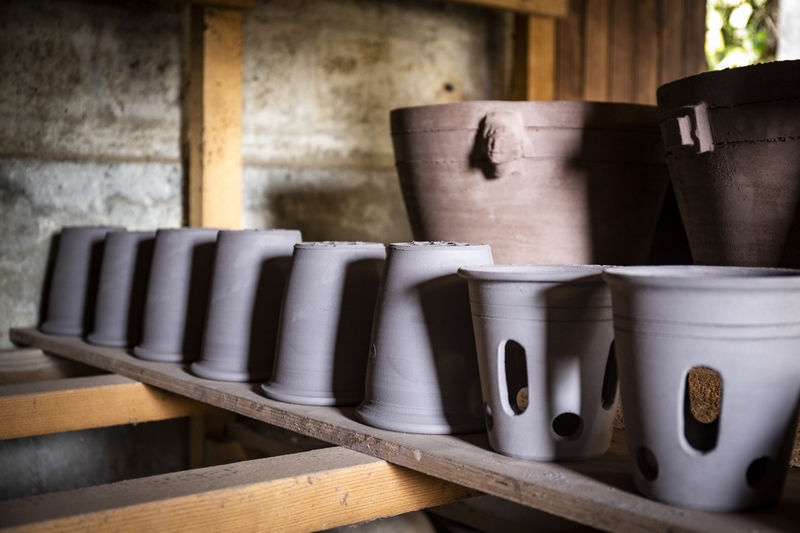 pot de jardin en grès | Poterie